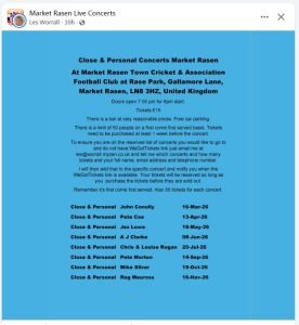 What's On Market Rasen Events